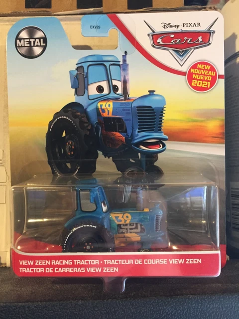 DISNEY PIXAR CARS View Zeen Racing Trattore Mattel scala 1,55 nuovo con ...