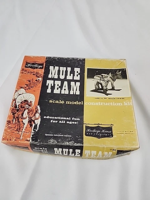 VINTAGE HERITAGE MULE Team Scale Model Construction Kit With ...
