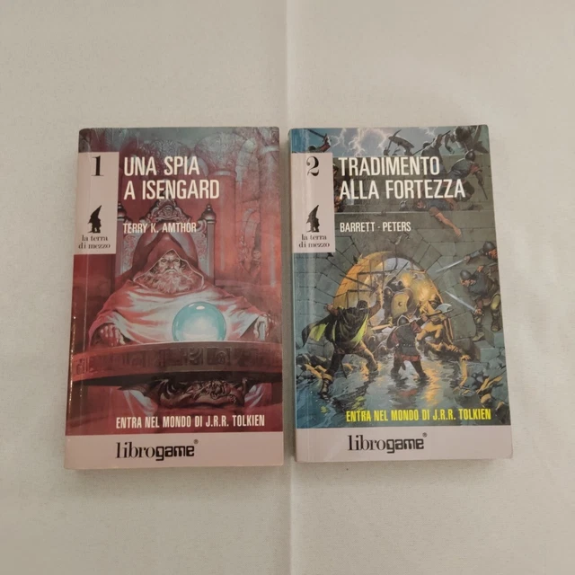 LIBROGAME LA TERRA di Mezzo Una spia a Isengard + Tradimento alla fortezza EUR 45,00 - PicClick IT