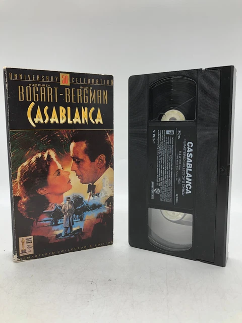 CASABLANCA 50TH ANNIVERSARY Remaster Used VHS $0.99 - PicClick CA