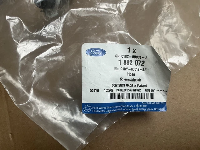 GENUINE FORD FIESTA 1.6 EcoBoost SCTi Expansion Tank - Engine Hose ...