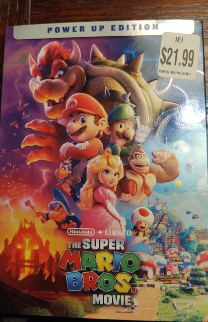 THE SUPER MARIO Bros Movie (DVD 2023, 1-Disc, Power Up Edition) Brand ...