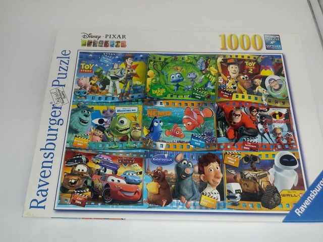 RAVENSBURGER ~ PIXAR Moments ~ Disney Pixar 1000 Piece 20x27 Jigsaw ...
