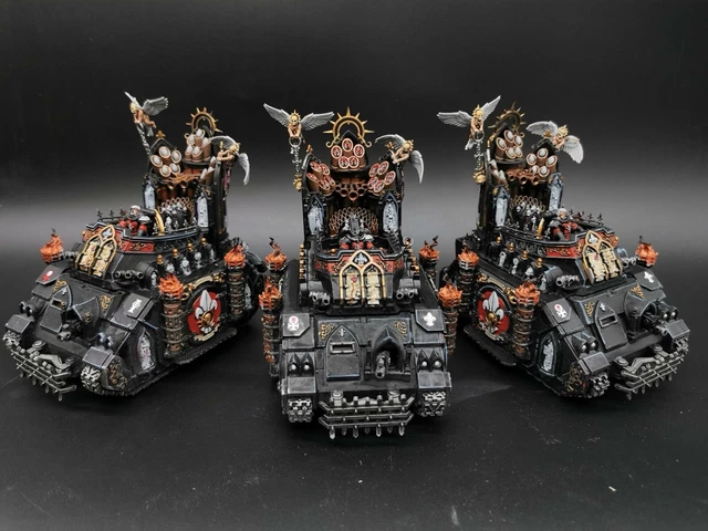 WARHAMMER 40K EXORCIST X3 Sisters Of Battle Tank Pro Painted Made To ...