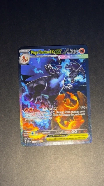 POKEMON PHANTASMAL FLAMES Mega Charizard X ex SIR 125/094 English NM ...