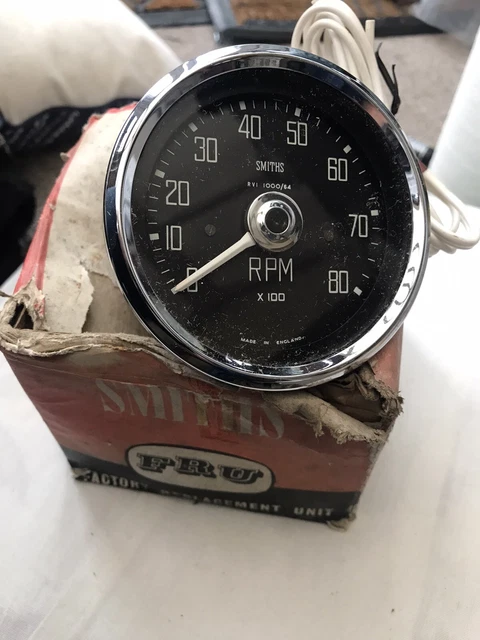 CLASSIC MINI,CLASSIC CAR,SMITHS Rev Counter, Square Numbers,bmc rally ...