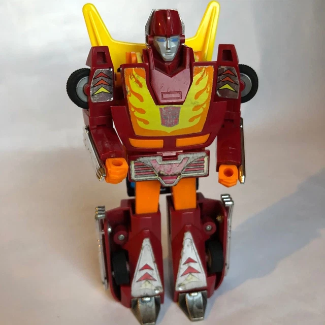 TRANSFORMERS G1 HOT Rod Autobot Hero Vintage 1986 Vintage Hasbro ...