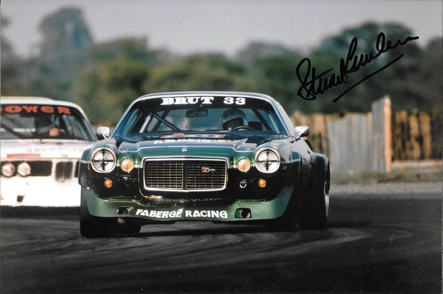 STUART GRAHAM SIGNED Chevrolet Camaro Z28 Tourist Trophy Silverstone ...