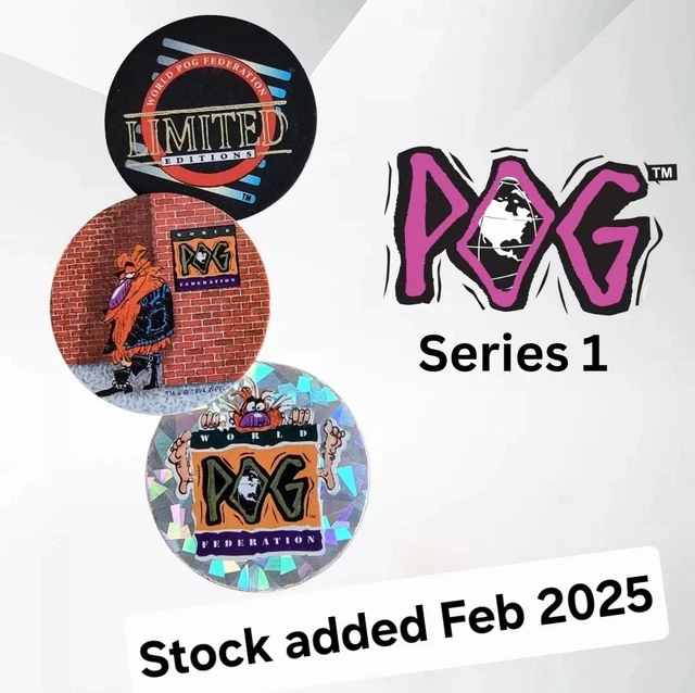 WADDINGTONS WORLD POG Federation (WPF) - Pogs Series 1. No.1 - No.70 ...