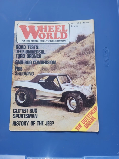 WHEEL WORLD DUNE Buggy Magazine May June 1969 Vol.1 #3 £31.57 - PicClick UK