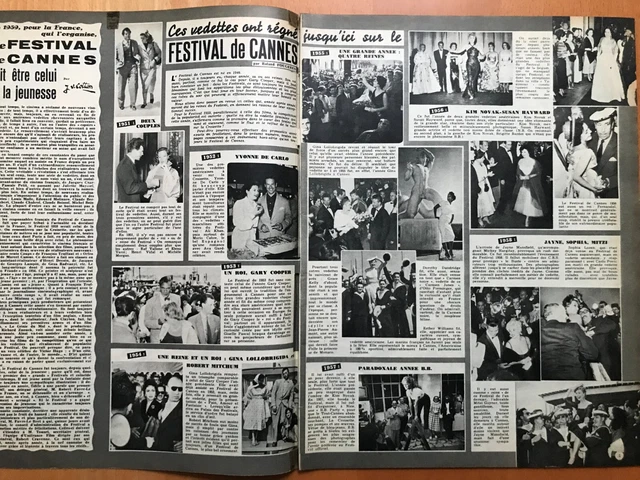 CINE REVUE 18/1959-KIM Novak- Romy Schneider-Delon- Pier Angeli- Gerard ...