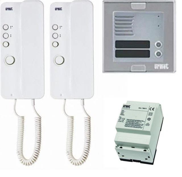 KIT CITOFONO BIFAMILIARE URMET 1150/302 EX 1133/302 2 Famiglie Completo NEW EUR 205,00 - PicClick FR
