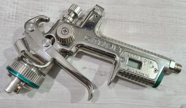 SATA SATAJET 2000 b 1.3 HVLP digital spray gun with brand new spraygun ...
