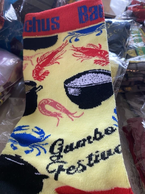 2025 KREWE OF Bacchus New Orleans Mardi Gras Socks - Officer Float £8. ...