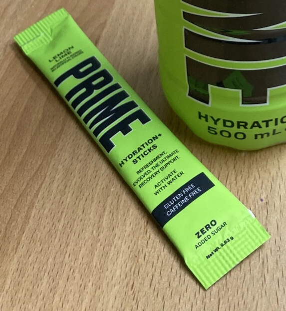 PRIME HYDRATION DRINK Sticks Lemon Lime 2x Sachets Logan Paul KSI USA ...