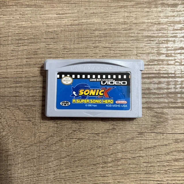 GAME BOY ADVANCE Video: Sonic X, Vol. 1 (Nintendo Game Boy Advance ...