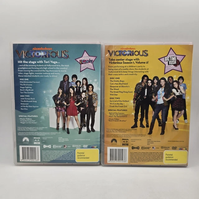 VICTORIOUS COMPLETE SERIES DVD Seasons 1-3 Rare Australian Release ...