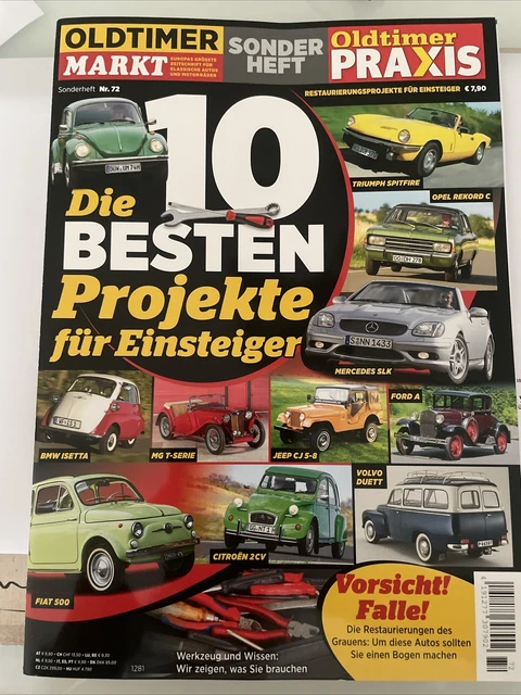 OLDTIMER MARKT SONDERHEFT Nr. 72 Die Besten Projekte für Einsteiger ...