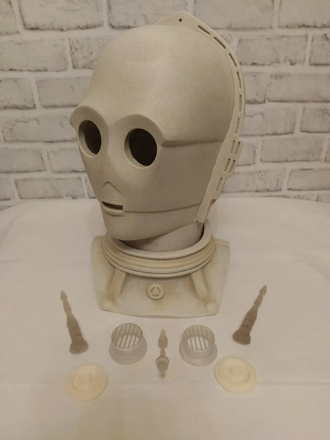 LIFE SIZE C3PO protocol droid HEAD BUST unpainted £190.00 - PicClick UK