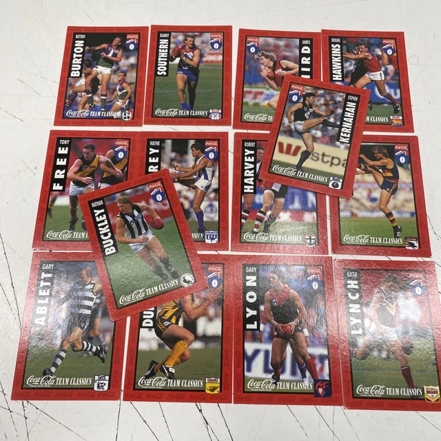 VINTAGE RETRO AFL VFL Club Classics 1995 Football Trading Cards Job Lot ...