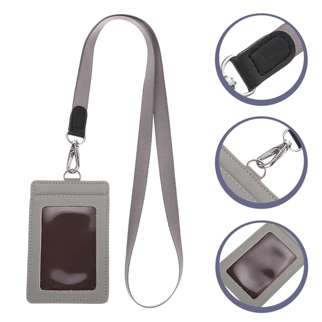EMPLOYEE ID BADGE Holder Badge Reel Student Id Holder Hanging Name Tag ...