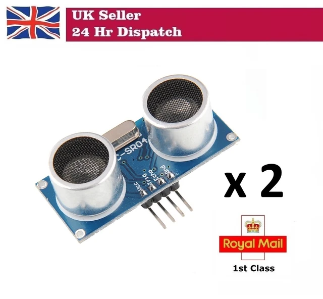 2 X HC-SR04 Ultrasonic Distance Sensor Modules For Raspberry Pi Arduino Robot £6.75 - PicClick UK