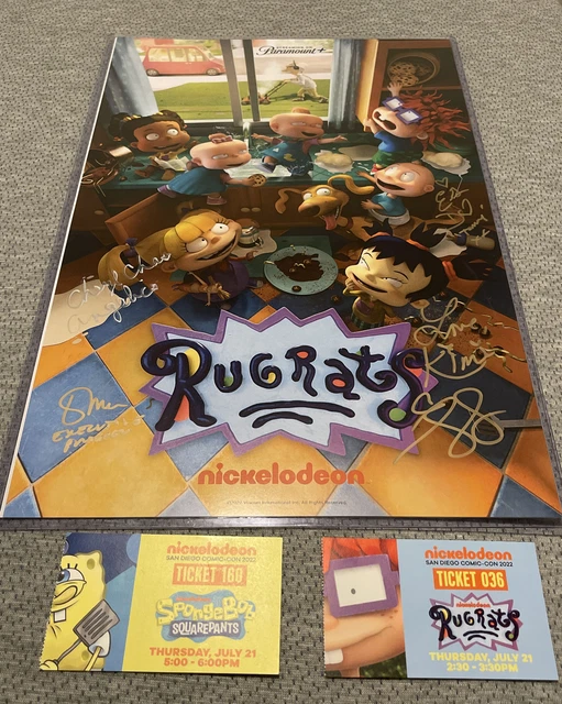 SDCC 2022 NICKELODEON Spongebob Squarepants & Rugrats Signed Posters £ ... SDCC 2022 NICKELODEON Spongebob Squarepants & Rugrats Signed Posters £ ...