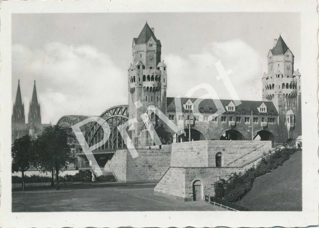 FOTO WK II Köln Rhein Hohenzollernbrücke Deutschland H1.08 EUR 34,90 ...