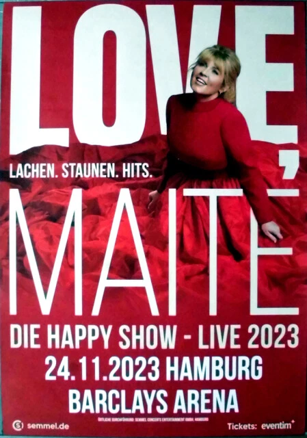 MAITE KELLY - KELLY FAMILY - 2023 - Live In Concert Tour - Poster ...