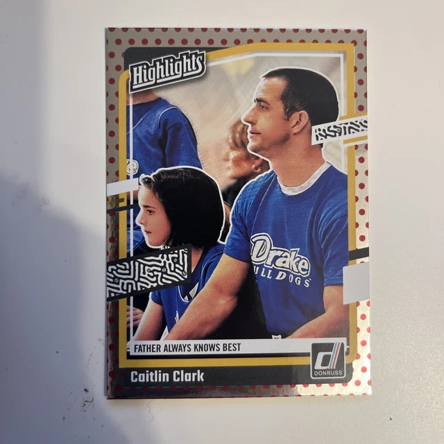 CAITLIN CLARK 2024 Iowa Fever Collection #H2 Highlights feuille ...