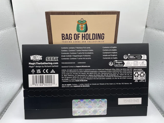 MTG SECRET LAIR x Sonic the Hedgehog: Chasing Adventure *Foil* SEALED ...