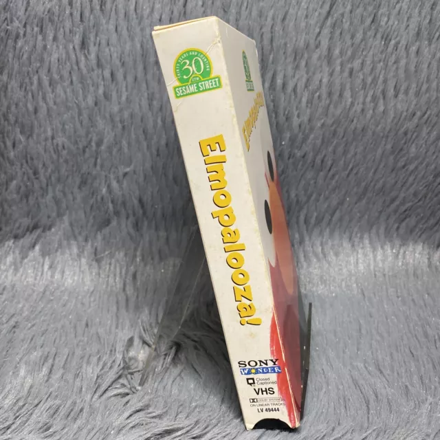 Elmopalooza Vhs 1998 Tape Sesame Street Celebration Of 30 Years Elmo Movie Film 1800 Picclick Ca