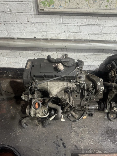 VW GOLF MK5 2.0 TDI BKD Complete Engine And Gearbox 85k Millege Touran ...