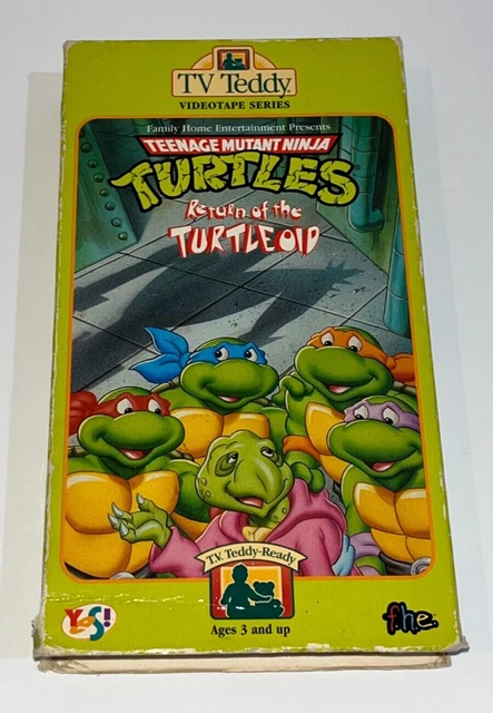 TEENAGE MUTANT NINJA Turtles TMNT VHS Lot Return Of The Turtleoid April ...