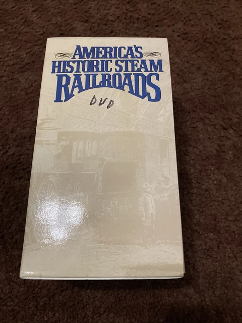 AMERICA’S HISTORIC STEAM Railroads VHS Set Of 3 Video Boxes Set Trains ...