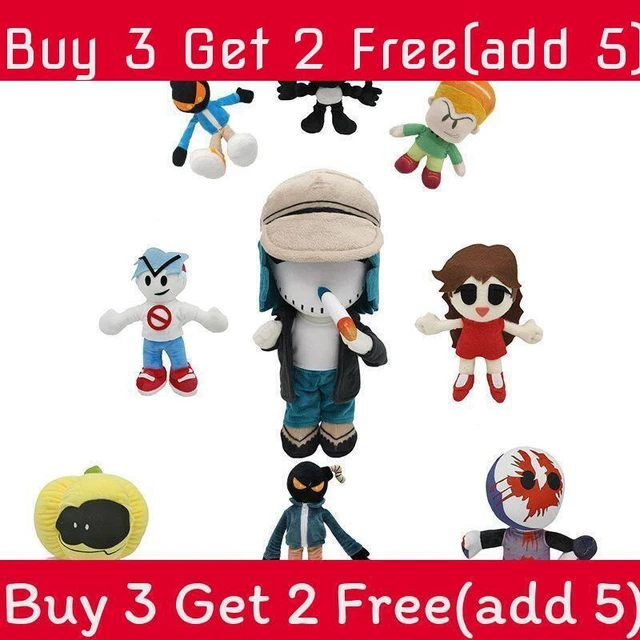 NIGHT FUNKIN FRIDAY FNF Plush Toy Garcello Whitty Spooky Month Pico ...