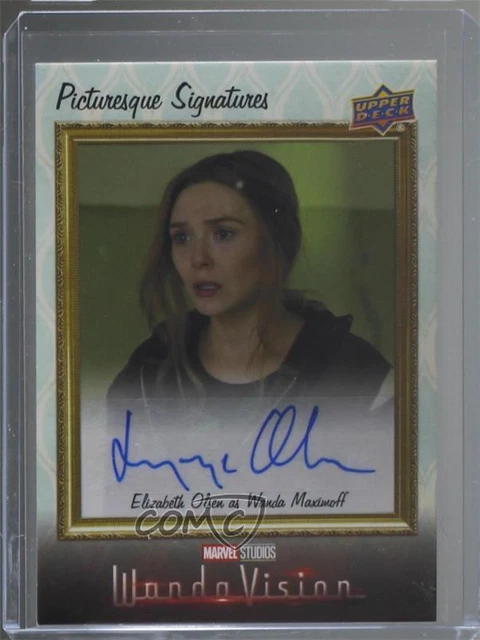 2022 MARVEL STUDIOS' WandaVision Elizabeth Olsen Wanda Maximoff as Auto ...