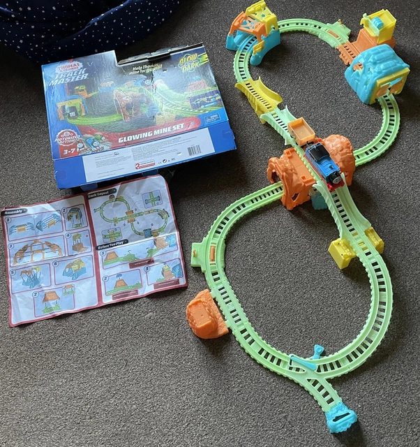 THOMAS & FRIENDS Trackmaster Glowing Mine Train Set Motorised VGC With ...