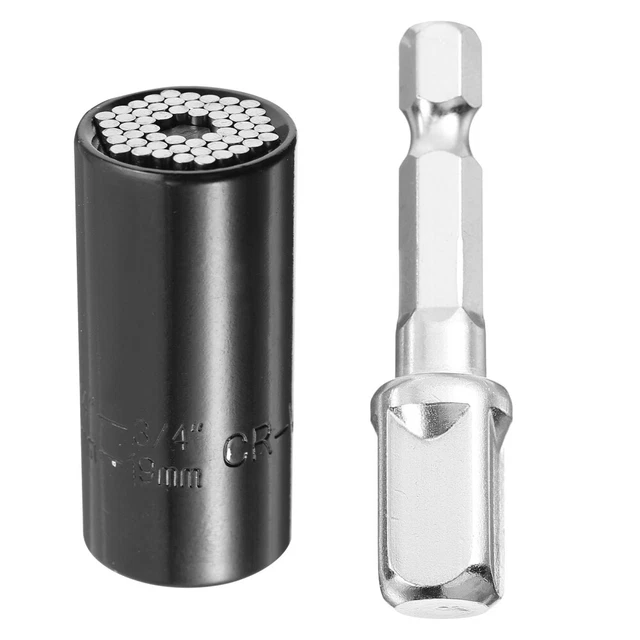 DRIVE CLICK TORQUE Wrench Universal Socket Grip Ratchet Wrenches Multi ...