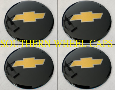 4 NEW WHEEL Center Cap Logo Sticker Decal Emblem 3.5" 88mm CHEVY ...