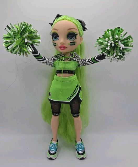 MGA RAINBOW HIGH Jade Hunter Cheer Doll 2020 w/Original Outfit & Poms ...