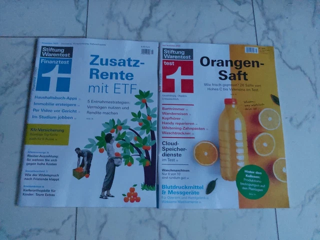 1X STIFTUNG WARENTEST+1X Finanztest jeweils Ausgabe November 2023 ...