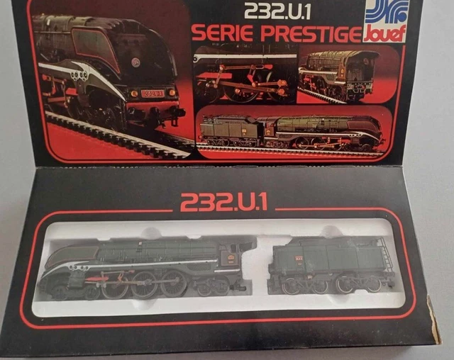 JOUEF SNCF 232 U1 Locomotive à Vapeur H0 en Plastique - Verte (8249 ...