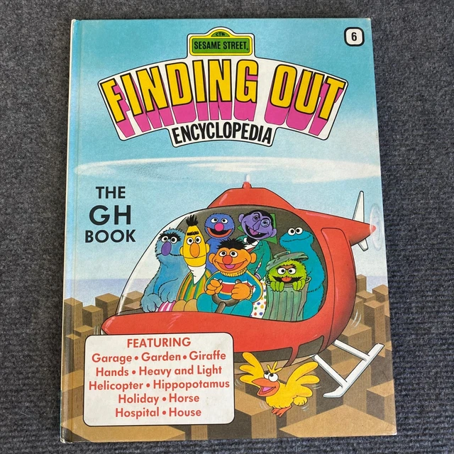 SESAME STREET FINDING Out Encyclopedia #6 The G H Book 1982 Hardcover ...