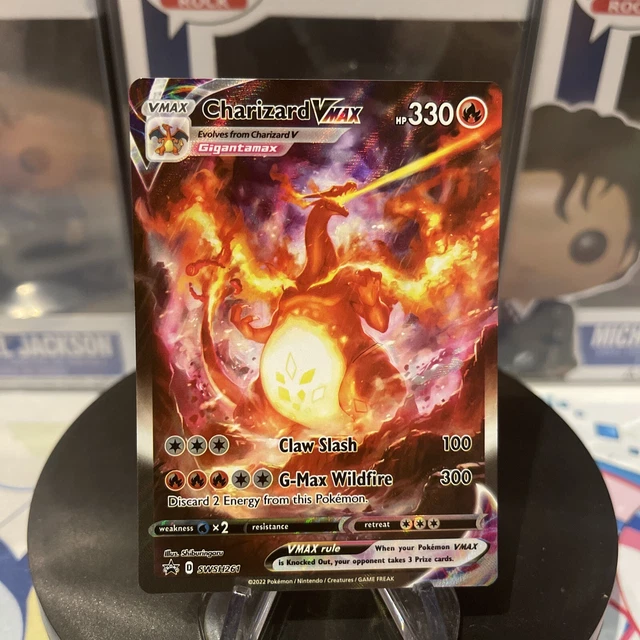 POKÉMON TCG CHARIZARD VMAX SWSH Black Star Promos SWSH261 Holo Promo ...