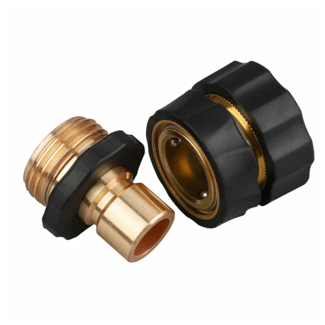 RELEASE UNIVERSAL QUICK Connector Valve Fittings Nozzle Adapter Hose ...