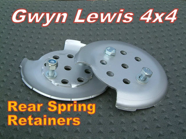 LAND ROVER DEFENDER 90 Rear Spring Retainers Heavy Duty challenge ...