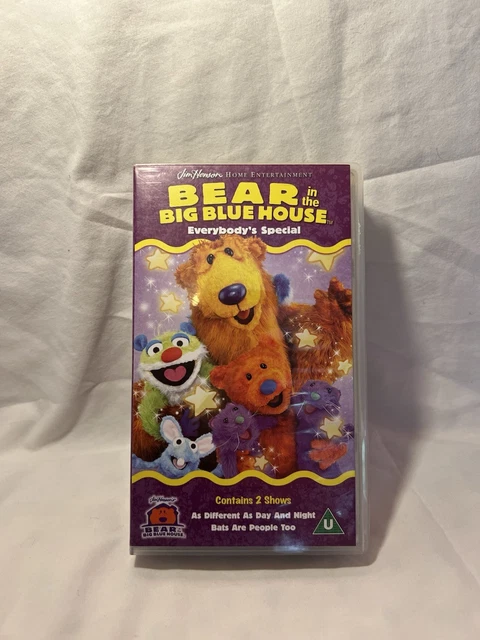 BEAR IN THE Big Blue House VHS Everybody’s Special. 2 Episodes Jim ...