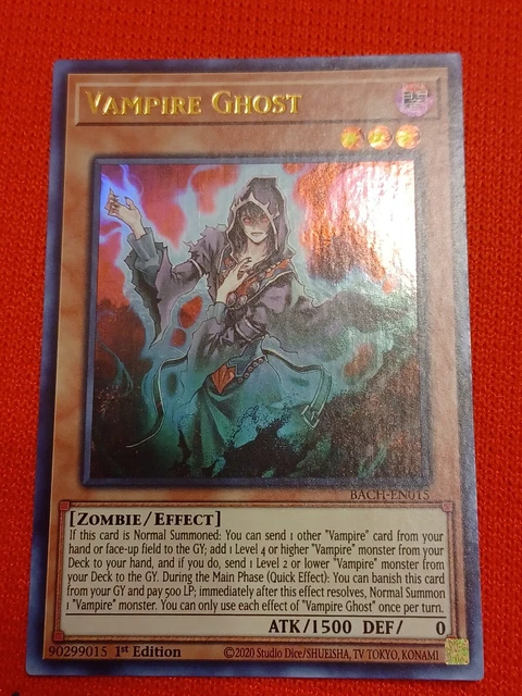 YU-GI-OH! TCG VAMPIRE Ghost Battle of Chaos BACH-EN015 1st Edition Ultra Rare EUR 2,82 - PicClick IT