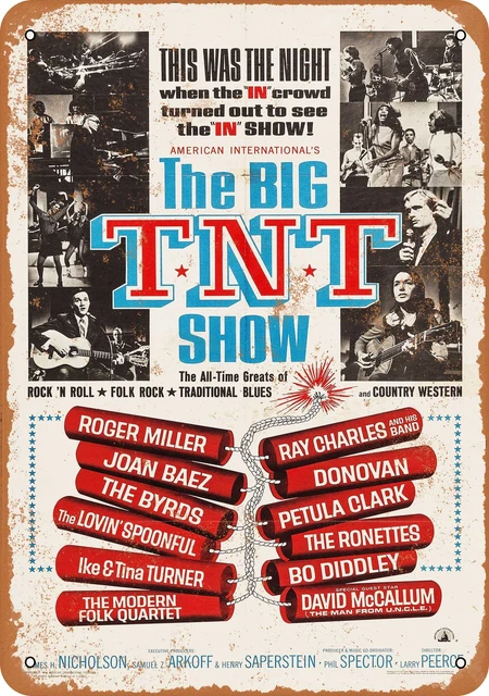 METAL SIGN - 1966 The Big TNT Show -- Vintage Look £17.74 - PicClick UK